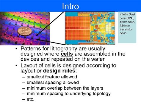 Lecture 5 Optical Lithography Intro For