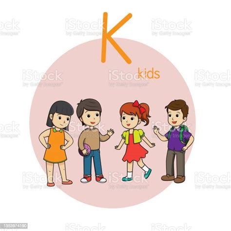 알파벳 문자 K 어퍼 케이스 또는 어린이 학습 연습 Abc를위한 대문자와 아이들의 벡터 그림 미니 블랙 원피스에 대한 스톡 벡터