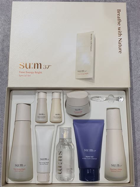 Ohui Su M 37° Time Energy Bright 3 тай сет Энэхүү сет нь байгалийн