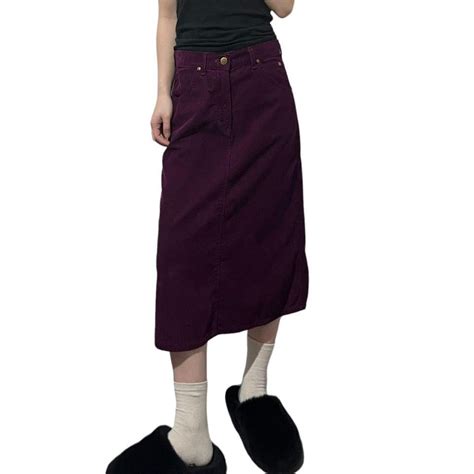 리 코듀로이 미디 스커트 Y03884 세컨웨어 헬로마켓