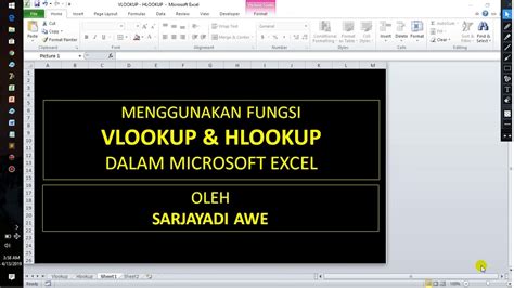 Belajar Menggunakan Rumus Vlookup Dan Hlookup Microsoft Excel Trik