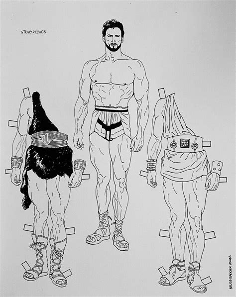 Steve Reeves 70s Disco Drama Queens Paper Dolls Surfer Movie Stars