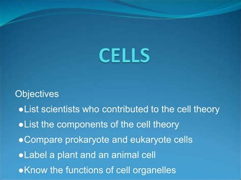 Cells And The Cell Theory Genbio 1 Stem 11 A Pdf