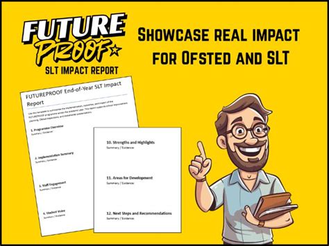 Futureproof Slt Impact Report Template Personal Development And Ofsted Evidence Teaching Resources