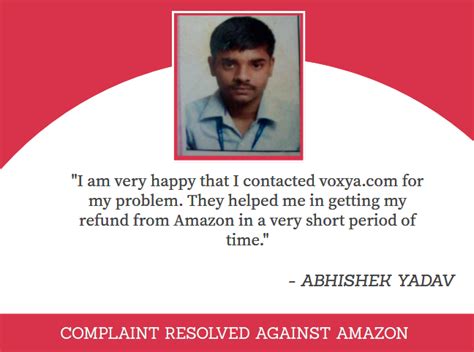 Online Shopping Complaint Amazon Complaint Resolved