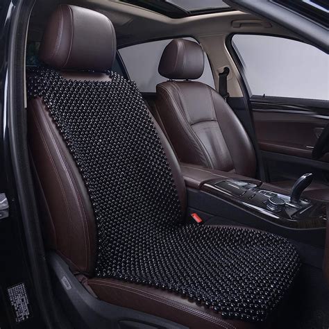Kennisi Wooden Beaded Car Seat Cover Breathable Cooling Beads Seat