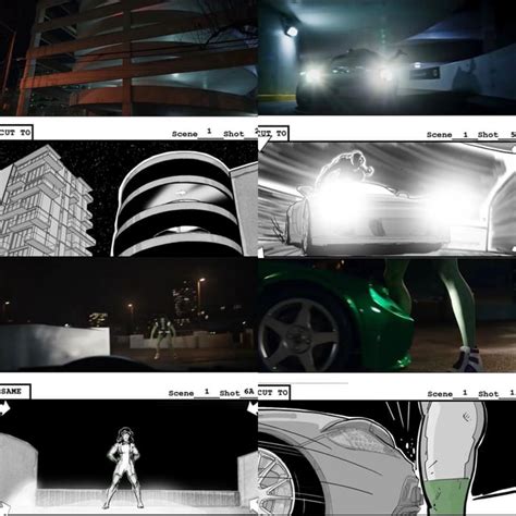 Side By Side Storyboard Scene Comparisons Of Leap Frog And Daredevils