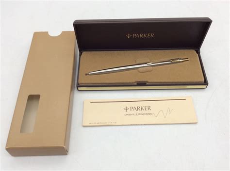 Yahooオークション ＃6913 Parker パーカー ボールペン シルバー ゴ