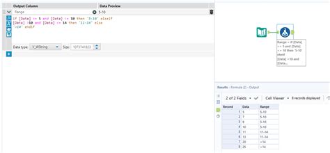 multi condition if statement with a range as a con alteryx community