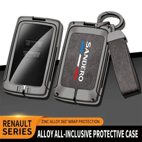 Coque De Cl De Voiture En Alliage De Zinc Tpu Logo Renault Sandero