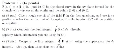 solved f x y x i j and let c be the closed curve in