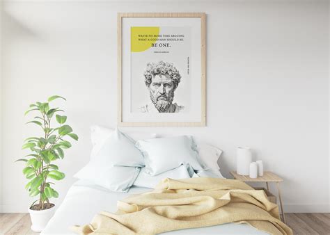 Marcus Aurelius Quote Poster Stoic Philosophy Wall Art Digital Print