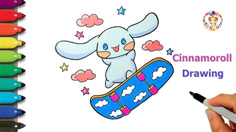 How To Draw Cinnamoroll 💛 Cute Cinnamoroll Drawing Easy Step By Step