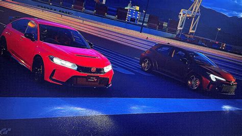 Gran Turismo 7 Honda Civic Type R Fl5 Vs Toyota Gr Corolla Morizo