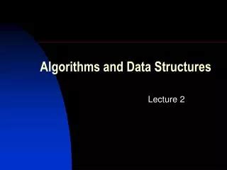 PPT - Data Structures and Algorithms (DSA) PowerPoint Presentation ...