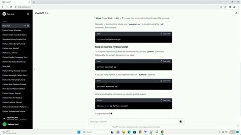 Python Run Script From Command Line Youtube