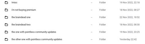 alright guys here s the rule these folders on my chromebook are each