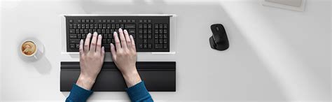 Upergo Computer Keyboard Stand And Wrist Rest Pad Set Ergonomic Keyboard Riser And