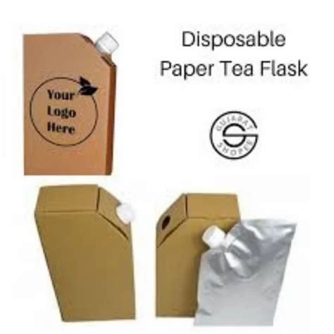 250ml Paper Disposable Tea Flask Box At ₹ 1112piece Corrugated Paper Tea Flask In Rajkot