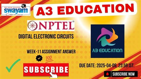 nptel digital electronic circuits week 11 assignment answers solution