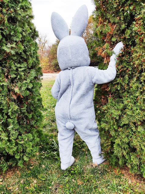 Easter Bunny Mascot Costume Adult Mascot Costume Party Etsy