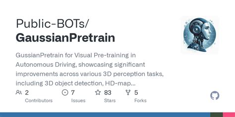 GitHub Public BOTs GaussianPretrain GussianPretrain For Visual Pre Training In Autonomous