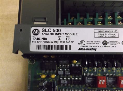 Allen Bradley NI SLC Analog Input Module Daves Industrial Surplus LLC