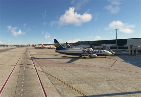 Lemd Madrid Barajas Airport Fsltl Static Aircraft For Microsoft