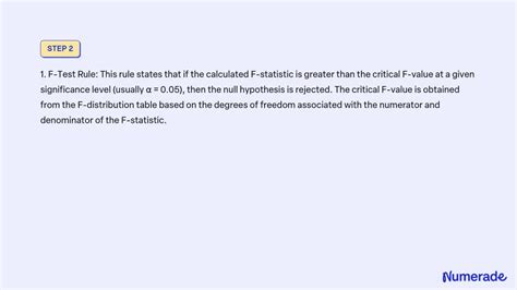 solved state the two decision rules for rejecting the null hypothesis