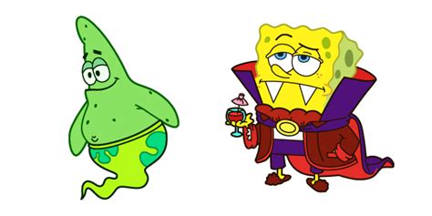 Paquete De Cursores Personalizados SpongeBob VampireBob And Ghost Patrick Cursor Helper