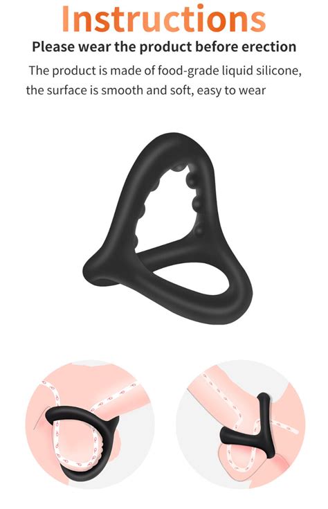Männer Silikon Hodensack Ballstretcher Penis Ring Bag Hodenring Impotenzhilfe DE eBay