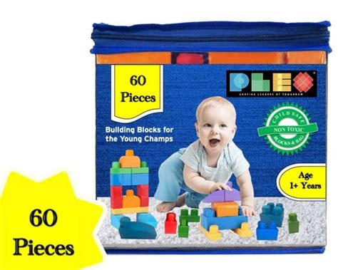 Plex Building And Construction Blocks 1 Years Of Age Multi Color Blocks