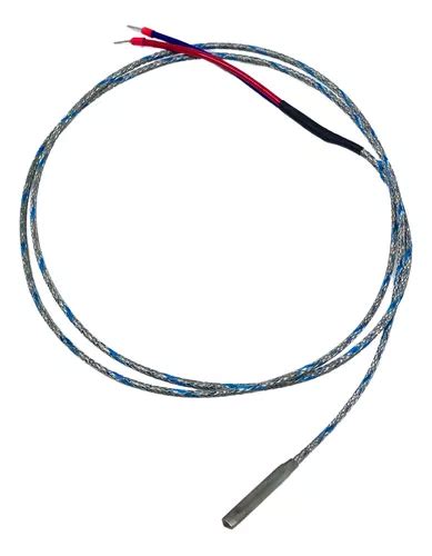 Termopar Tipo J 2 Fios 1mt Sensor Alta Temperatura Sem Rosca