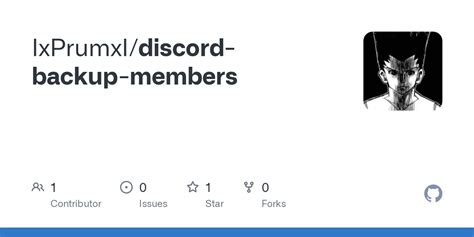 GitHub IxPrumxI Discord Backup Members