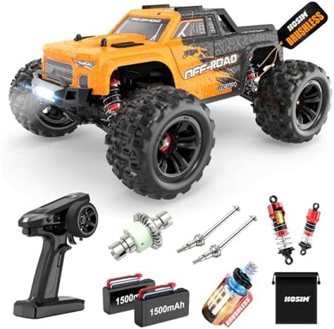 Hosim Brushless Rc Car Kmh Wd Fast Remote Control Truck For Adults Radio Cars Off