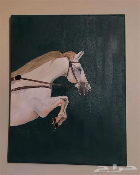 لوحة رسم خيل