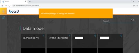 Insufficient Privileges To Manage This Database Board Community