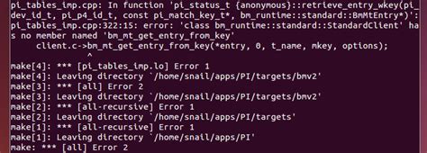 Make Error Issue 162 P4lang PI GitHub