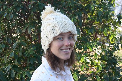 The Chunky Cable Knit Hat By Lula Louise Pattern And Branch