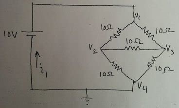 Solved Determine V1 V2 V3 V4 And I1 Chegg Com