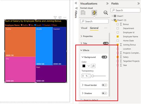 power bi how to format tree map geeksforgeeks