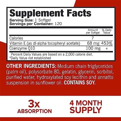 ViÊn UỐng BỔ Sung Coq10 GẤp 3 LẦn Qunol Ultra Coq10 100mg 3x Better