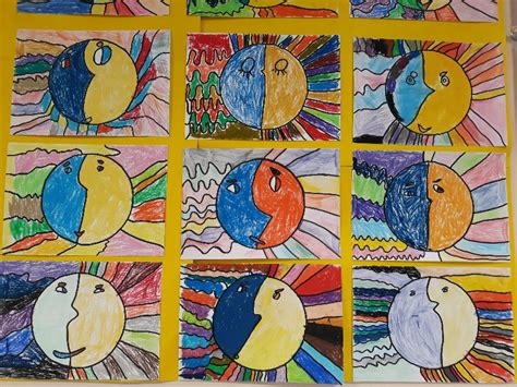 Arts Visuels Le Jour Et La Nuit Ecole Saint Pierre Nieul Le Dolent