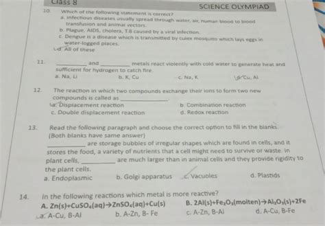 In The Following Reactions Which Metal Is More Reactive Filo