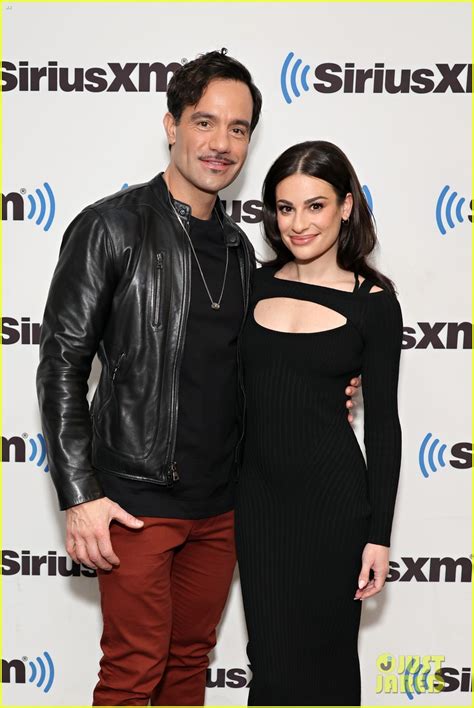 Lea Michele And Funny Girl Co Star Ramin Karimloo Link Up For Siriusxm