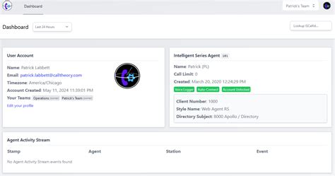 Dashboard Mission Control