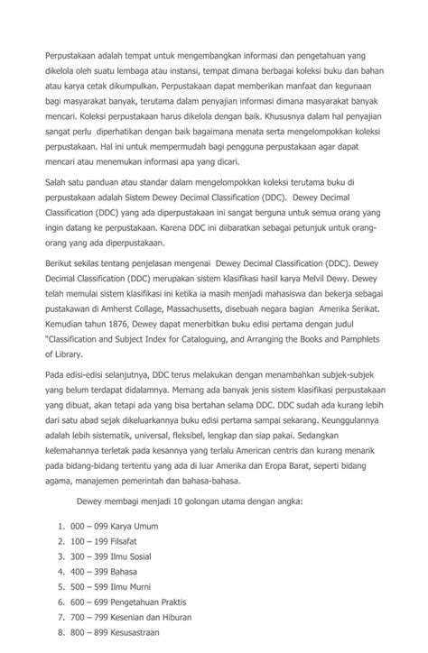 Mengenal Dewey Decimal Classificationdocx