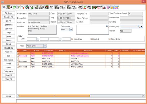 Packing List Feature In Fill Order