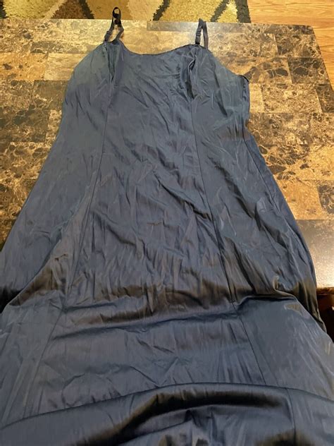 Vintage Wondermaid Full Slip 34 Blue Gem