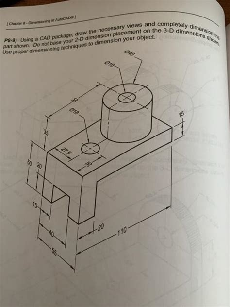 solved dimensioning in autocad problems print each drawing